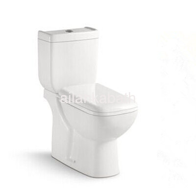 SanitaryWare Ceramic WC with 10cm/4inch diameter outlet Bathroom Washdown Two-piece Toilet