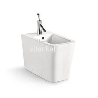 Sanitary Ware Floor Mounter Bidets Fixing to Wall With Back Ceramic Bathroom Bidets