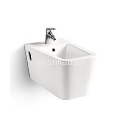 Sanitary Ware Bidets Fixing to Wall With Back Ceramic Bathroom Wall-hung Bidets
