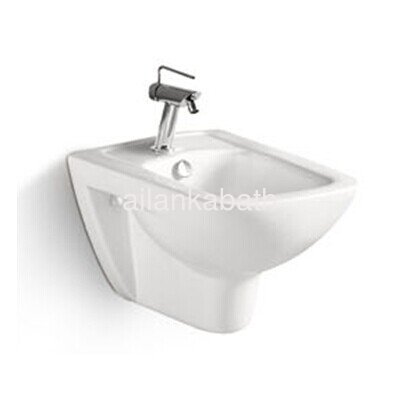 Sanitary Ware Wall Mounted Bidet Fixing to Wall With Back Ceramic Bathroom Wall-hung Bidet