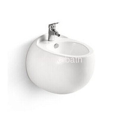 Sanitary Ware Wall Mounted Bidet Fixing to Wall With Back Ceramic Bathroom Wall-hung Bidet