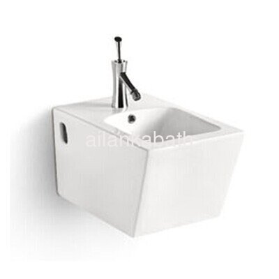 Sanitary Ware Wall Mounted Bidet Fixing to Wall With Back Ceramic Bathroom Wall-hung Bidet