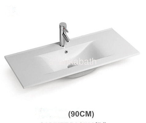 Mounting Above Cabinet Ceramic Sinks Sanitary Ware Cabinet Basin Bathroom Hand Wash Basin