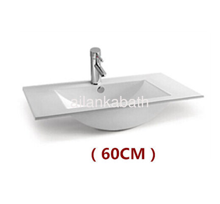 Mounting Above Cabinet Ceramic Sinks Sanitary Ware Cabinet Basin Bathroom Hand Wash Basin