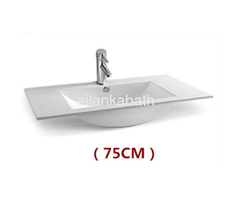 Mounting Above Cabinet Ceramic Sinks Sanitary Ware Cabinet Basin Bathroom Hand Wash Basin