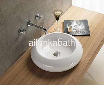 Countertop Mounting Basins Ceramic Sinks Sanitary Ware Art Basin Bathroom Washing Basin