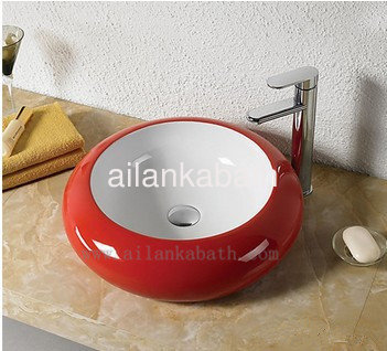 Countertop Mounting Basins Ceramic Sinks Sanitary Ware Art Basin Bathroom Washing Basin