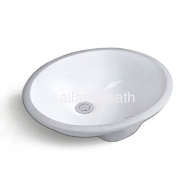 Under-counter mounting Sanitary Ware Ceramic Sinks Bathroom Under Counter Hand wash Basin