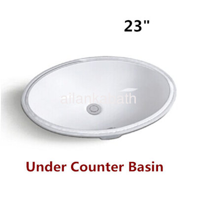 Under-counter mounting Sanitary Ware Ceramic Sinks Bathroom Under Counter Hand wash Basin