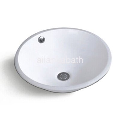Under-counter mounting Sanitary Ware Ceramic Sinks Bathroom Under Counter Hand wash Basin