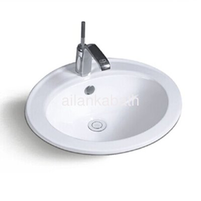Fixing Above Counter Sanitary Ware Ceramic Sinks Bathroom Under Counter Hand wash Basin