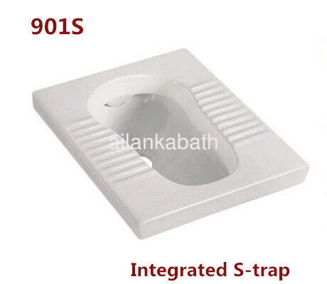 Sanitary Ware foot-installation into the earth Bathroom Ceramic Squatting Pan W.C.