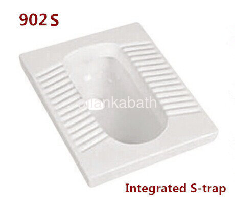 Sanitary Ware foot-installation into the earth Bathroom Ceramic Squatting Pan W.C.