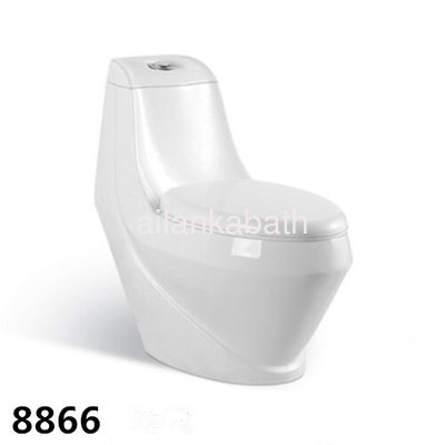 Factory Wholesale Bathroom Floor Mounted 4inches outlet 250/300mm Roughing-in Ceramic Washdown One-piece Toilet