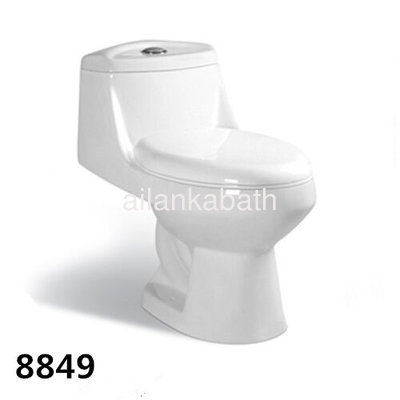 Bathroom Floor Mounted 4inches outlet 250/300mm Roughing-in Washdown One-piece Toilet