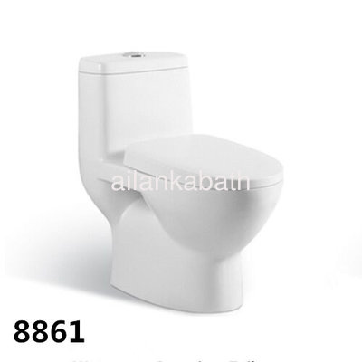Bathroom Floor Mounted Toilets 4inches outlet 300/400mm Washdown One-piece Toilet