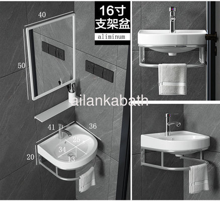 factory price bathroom wall hung basin small size sanitary ware commode hand wash basin