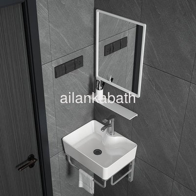 factory price bathroom wall hung basin small size sanitary ware commode hand wash basin