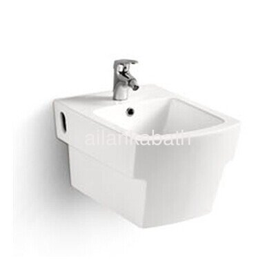 Sanitary Ware Wall Mounted Bidet Fixing to Wall With Back Ceramic Bathroom Wall-hung Bidet