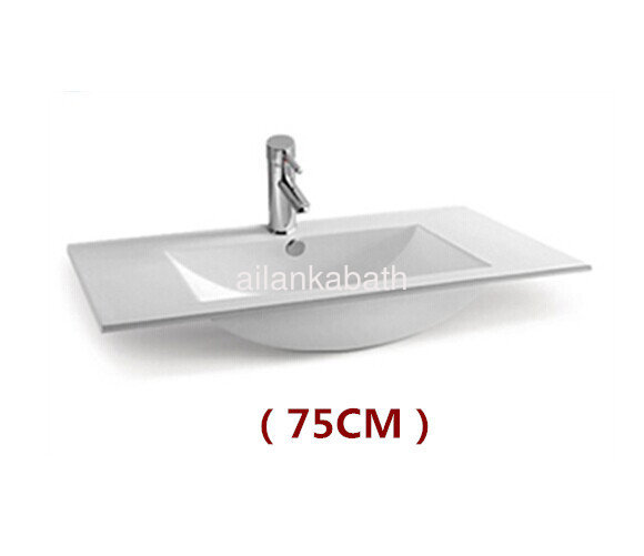 Mounting Above Cabinet Ceramic Sinks Sanitary Ware Cabinet Basin Bathroom Hand Wash Basin