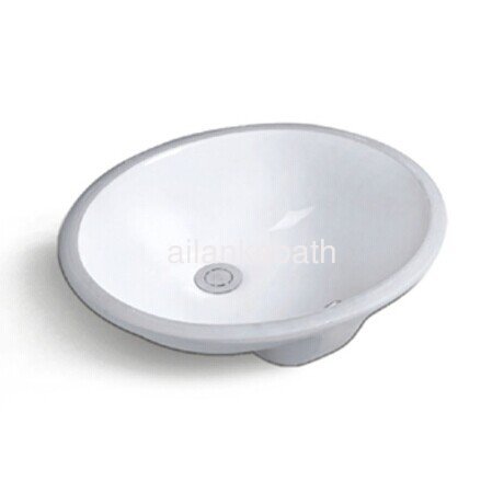 Under-counter mounting Sanitary Ware Ceramic Sinks Bathroom Under Counter Hand wash Basin