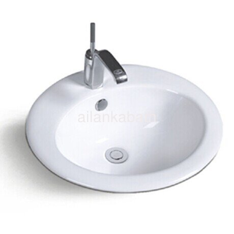 Fixing Above Counter Sanitary Ware Ceramic Sinks Bathroom Under Counter Hand wash Basin