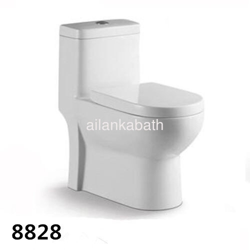 India & Middle East Bathroom Ceramic 200/250/300mm Roughing-in Washdown One-piece Toilet