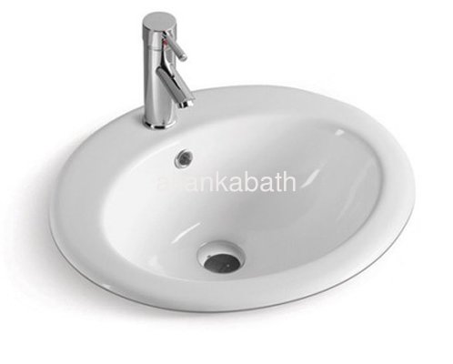 Bathroom Sanitary Ware Ceramic Sinks Counter Basin Under countertop mounting Hand wash