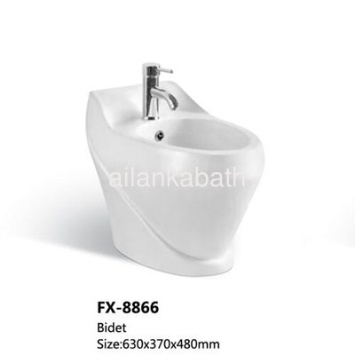 Floor Mounted Bidets Fixing to Wall With Back Bathroom Ceramic Bidets for Female
