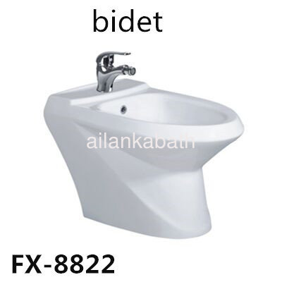 Floor Mounted Bidets Fixing to Wall With Back Bathroom Ceramic Bidets for Female