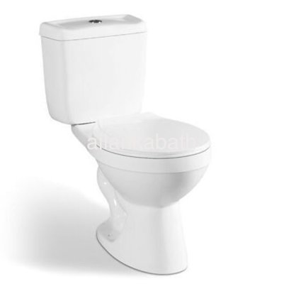 Hot Sale Bathroom Ceramic Toilet 300mm Roughing-in Siphonic Two-piece Toilet