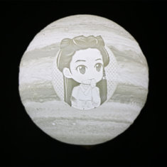 China new 2018 hottest Creative 3D led Moon Lights , Customized pattern 3D Print Moon night Light with kinds of size supplier