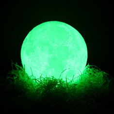 China Factory wholesale  led 3D Lights , Customized pattern 3D Print Moon night Light with remote control supplier