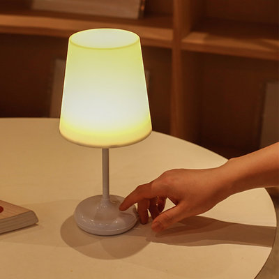 2018 hottest table lamp with both touching control and remote control, smart night light with soft led light supplier
