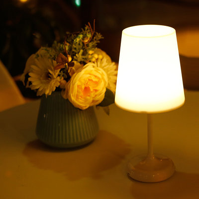 2018 hottest table lamp with both touching control and remote control, smart night light with soft led light supplier