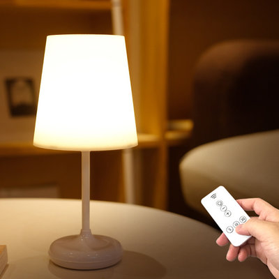 2018 hottest table lamp with both touching control and remote control, smart night light with soft led light supplier