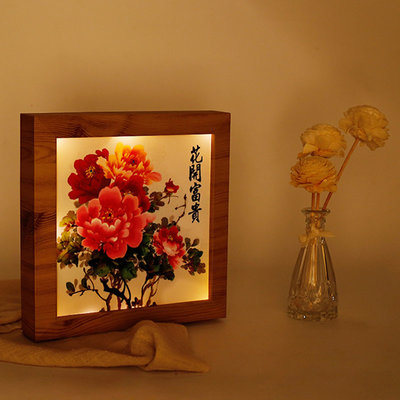 2018 Special designed  picture frame,  hottest photo frame with led soft light and ajusting by remote control supplier