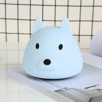 Rechargeable  Silicone led Night Light pat lamp Dog shape led light  with soft warm led lighting supplier