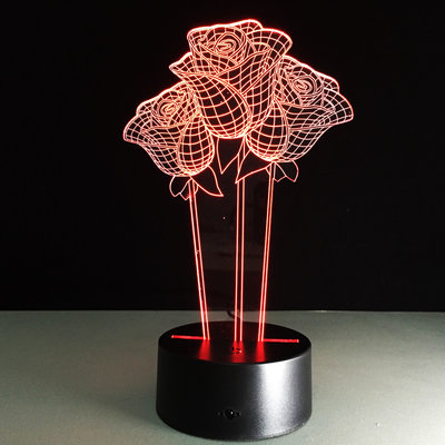 new 2018 Creative 3D led Lights Night Light 3D Visual lights LED Touch Lamp portsmouth Night Light supplier