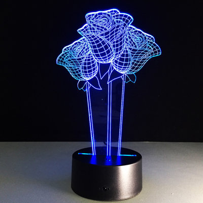 new 2018 Creative 3D led Lights Night Light 3D Visual lights LED Touch Lamp portsmouth Night Light supplier