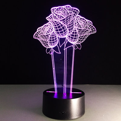 new 2018 Creative 3D led Lights Night Light 3D Visual lights LED Touch Lamp portsmouth Night Light supplier