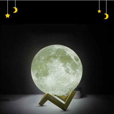 new 2018 Creative 3D led Lights 3D Print Moon Light supplier