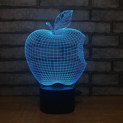 Manufacturer wholesale multicolored USB 3D acrylic led small night light, table lamp night lamp supplier