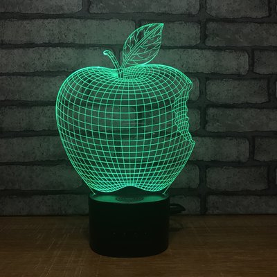 Manufacturer wholesale multicolored USB 3D acrylic led small night light, table lamp night lamp supplier