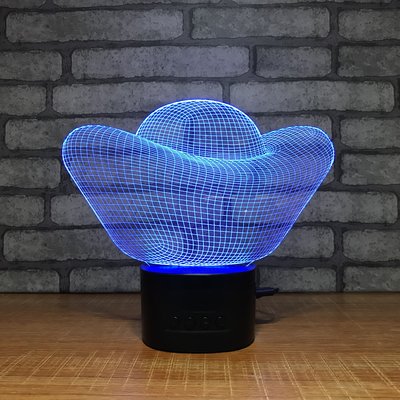 Manufacturer wholesale multicolored USB 3D acrylic led small night light, Led table lamp night lamp supplier