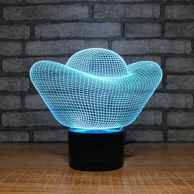 Manufacturer wholesale multicolored USB 3D acrylic led small night light, Led table lamp night lamp supplier