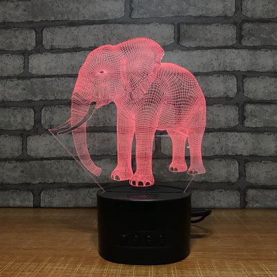 2018 3D acrylic led indoor night light,  manufacture wholesale night lamp with speaker bluetooth function supplier