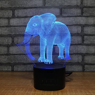 2018 3D acrylic led indoor night light,  manufacture wholesale night lamp with speaker bluetooth function supplier