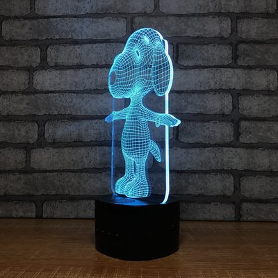 newest 3D acrylic indoor led light,  manufacture wholesale night lamp with speaker bluetooth function supplier