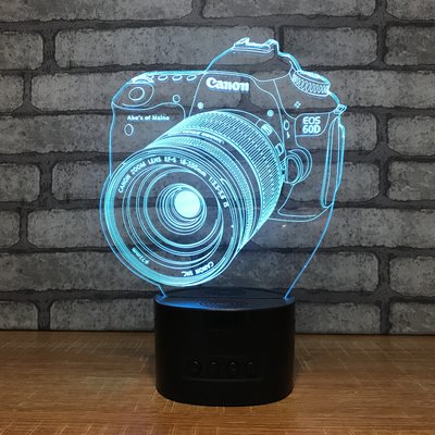 Novelty gift item 3D acrylic led small night light, table lamp night lamp with usb charging supplier